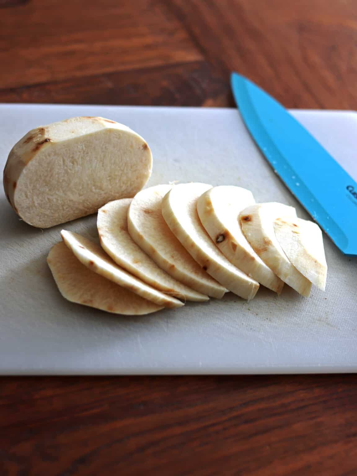 Crispy Baked Jicama Fries - One Happy Dish