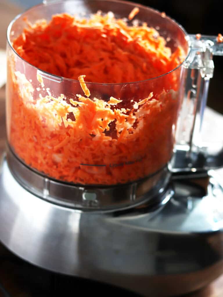 Sweet Potato Latkes with Beet Kraut - One Happy Dish