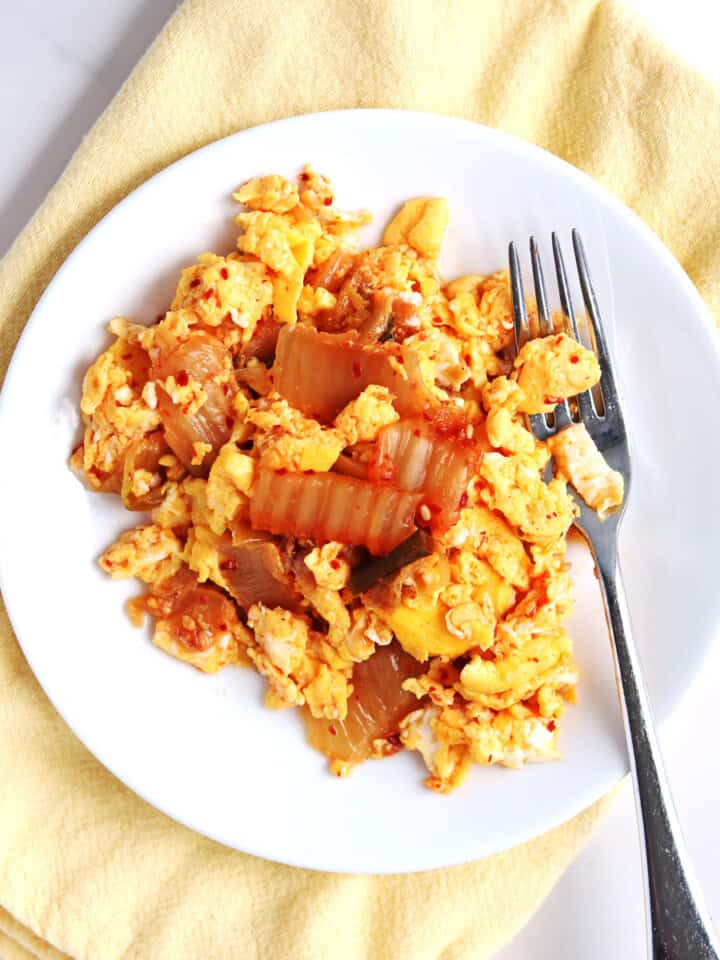 Kimchi Breakfast Bowl - One Happy Dish