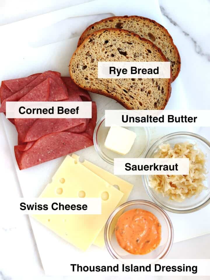 Classic Reuben Sandwich - One Happy Dish