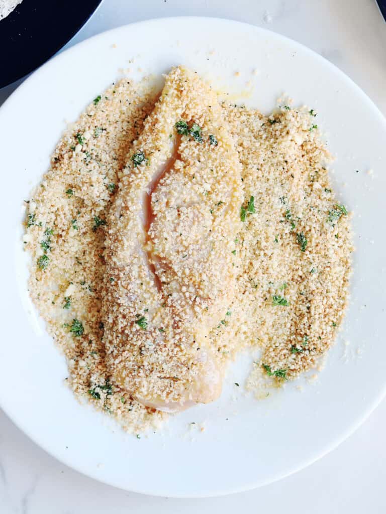 Parmesan Crusted Chicken - One Happy Dish