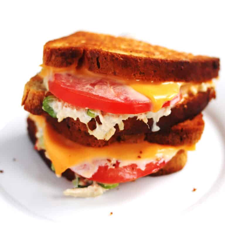 Classic Tuna Melt for One - One Happy Dish