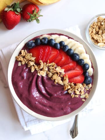 Easy Acai Bowl for One - One Happy Dish